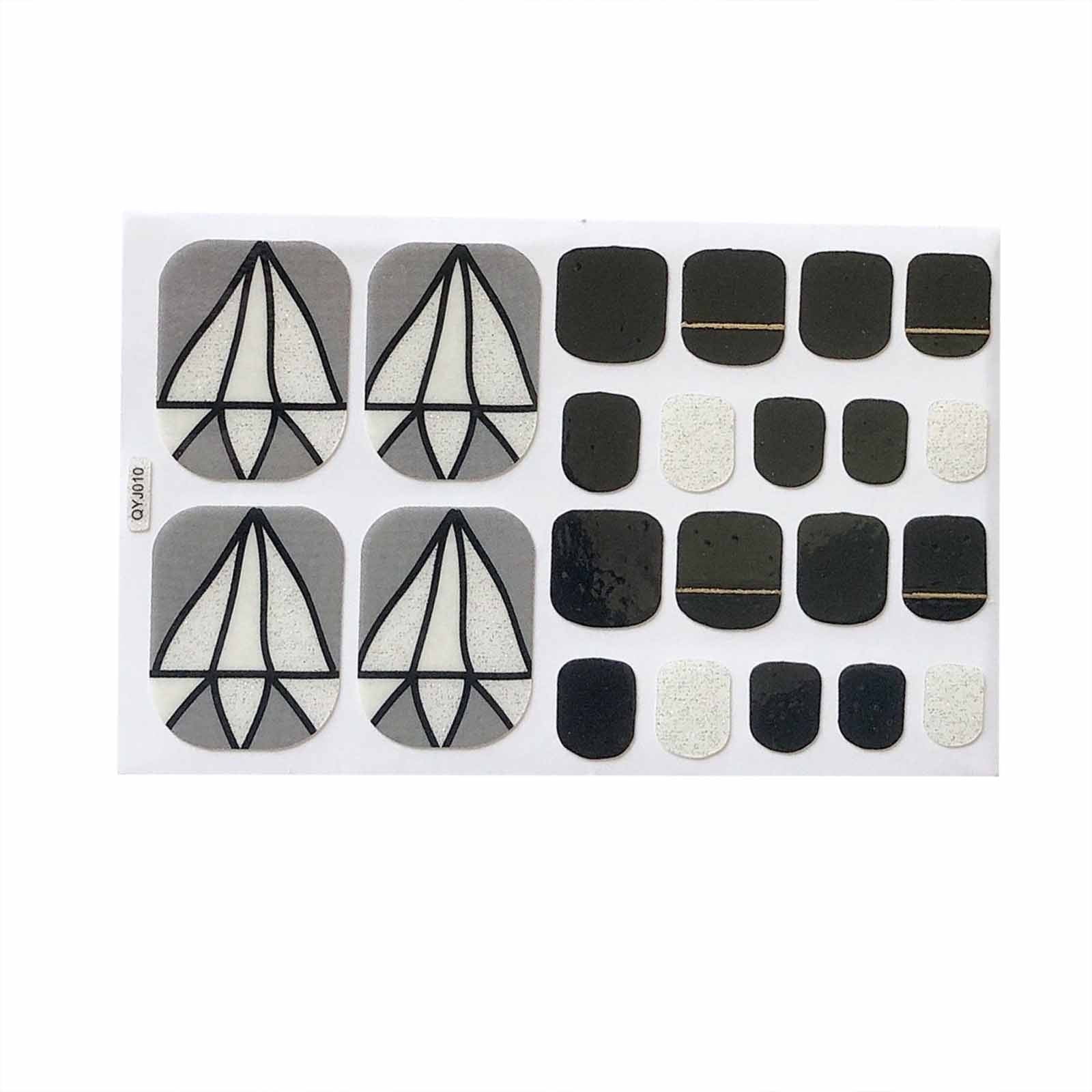 Kiplyki Wholesale Toe Nail Stickers Toe Nail Stickers Bronzing ...