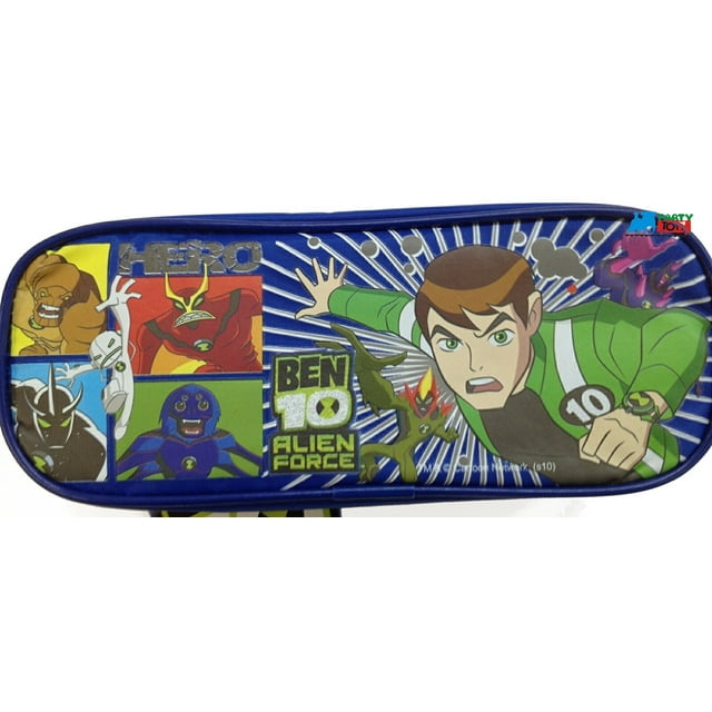 Ben 10 Pencil Box Pencil Case - Blue - Walmart.com