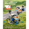 Dranite Motorcycle Mechanic Toy with Engine Sounds, Racing Simulation ...