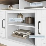 "BELLEZE 48"" Rustic Finish Farmhouse Wood TV Stand & Media ...