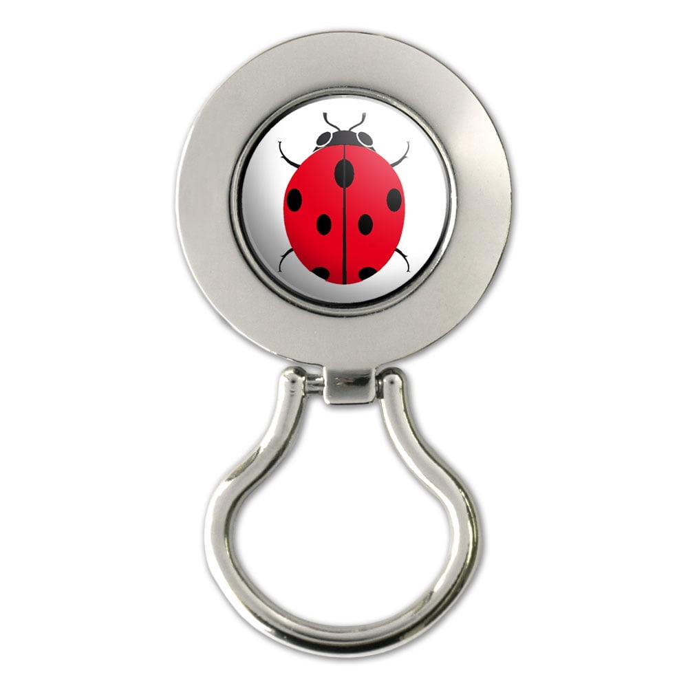 Ladybug Magnetic Metal Eyeglass Badge Holder