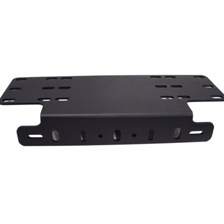 serony Car Front Bumper Number License Plate Mount Install Plstic Black ...