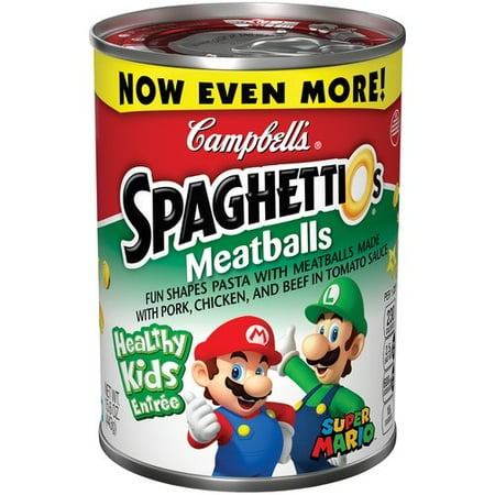 UPC 051000233158 - Campbell's SpaghettiOs Super Mario Meatballs, 15.6 ...