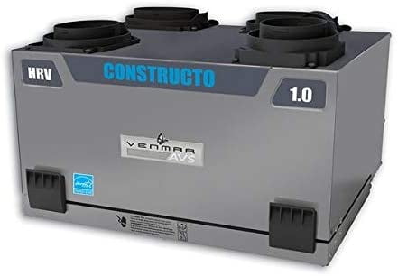 VENMAR Constructo 1.0 HRV (#41502). 98CFM, Top Ports Heat Recovery ...