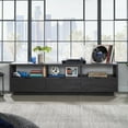 Sauder Harvey Park TV Stand For TVs Up to 70", Raven Oak Finish ...
