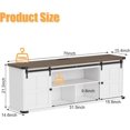 Trilenars 77 Inch TV Stand - Mid Century Entertainment Center with ...