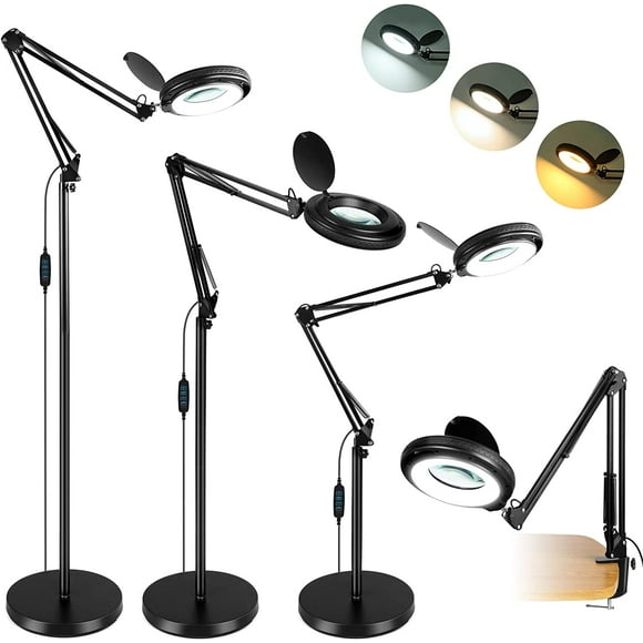 Lighted Magnifying Glass Floor Stand