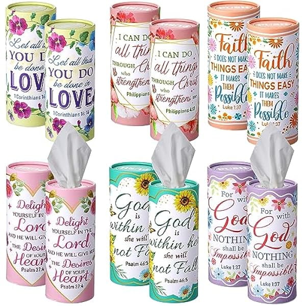 Click here for W829 12 Pack Car Tissues Cylinder Holder Christian... prices