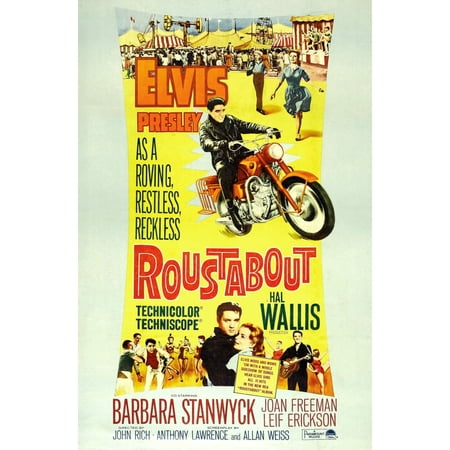 Roustabout Elvis Presley (On Motorcycle); Bottom Center From Left ...