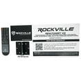 Rockville Hybrid Home Theater Karaoke Receiver+Mics+(4) 3.5" Black Cube ...