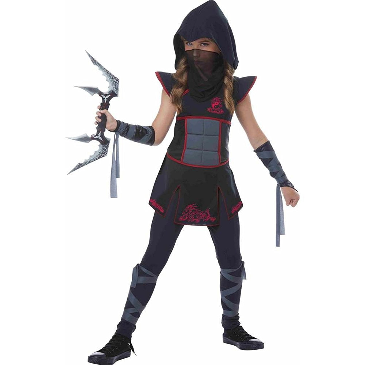 Click here for California Costumes Girls Black Ninja Costume X-La... prices