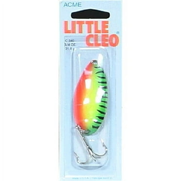Acme Tackle Little Cleo Fishing Lure Spoon Nickel Blue 1/4 oz ...