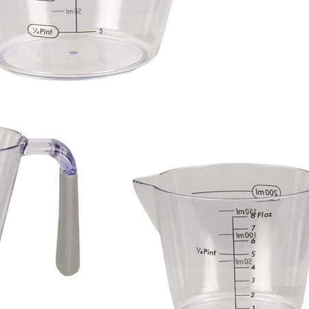 Home Basics 3-Piece Measuring Cup with Rubber Grip - Walmart.com ...