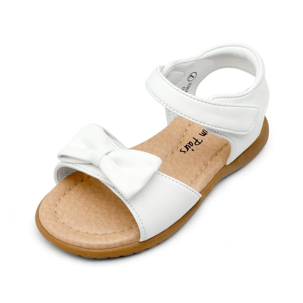 Little Girls' White Sandals