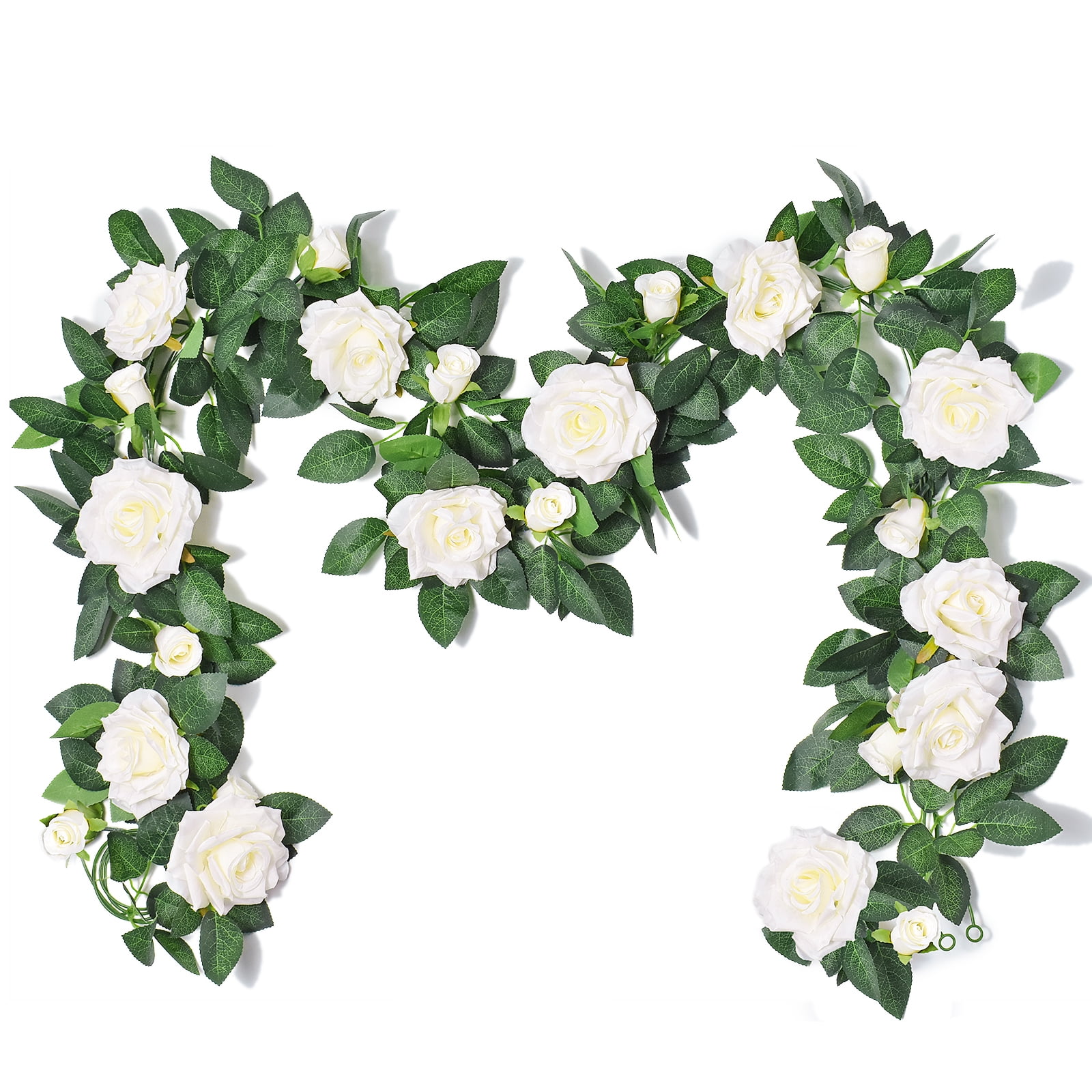 Samhe 3Pack 19.68FT Artificial Flower Garland, Eucalyptus Floral ...