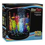 GloFish Betta Trilogy Aquarium, 3 Gallons, Includes LED Lights and ...