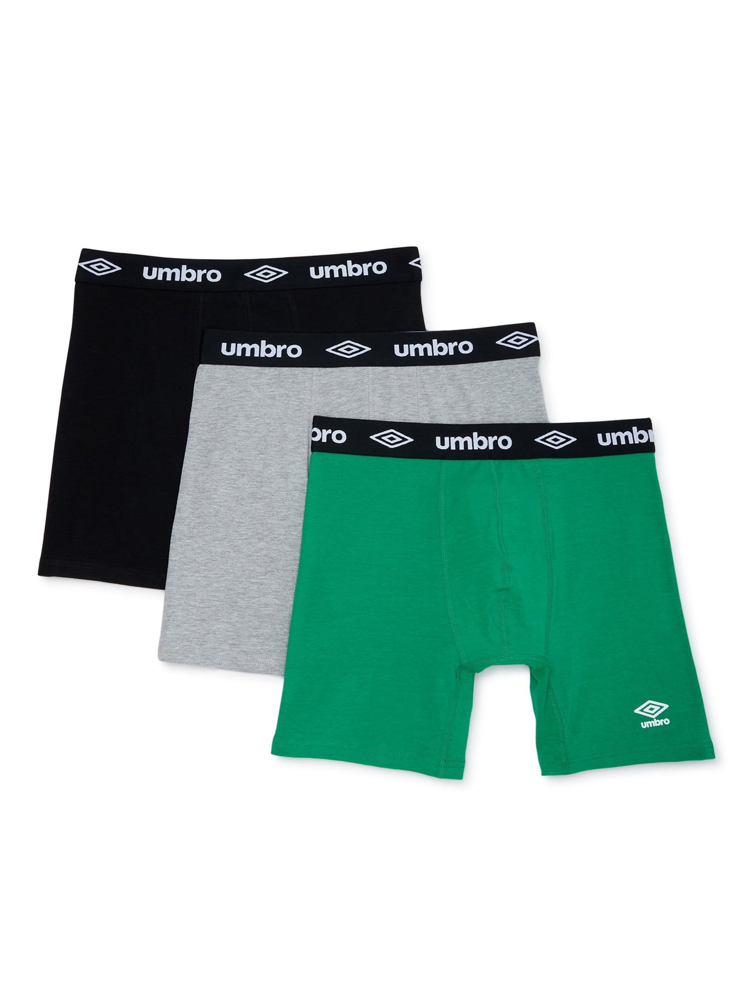 Umbro Men's 3PK Cotton Stretch Boxer Brief - Walmart.com