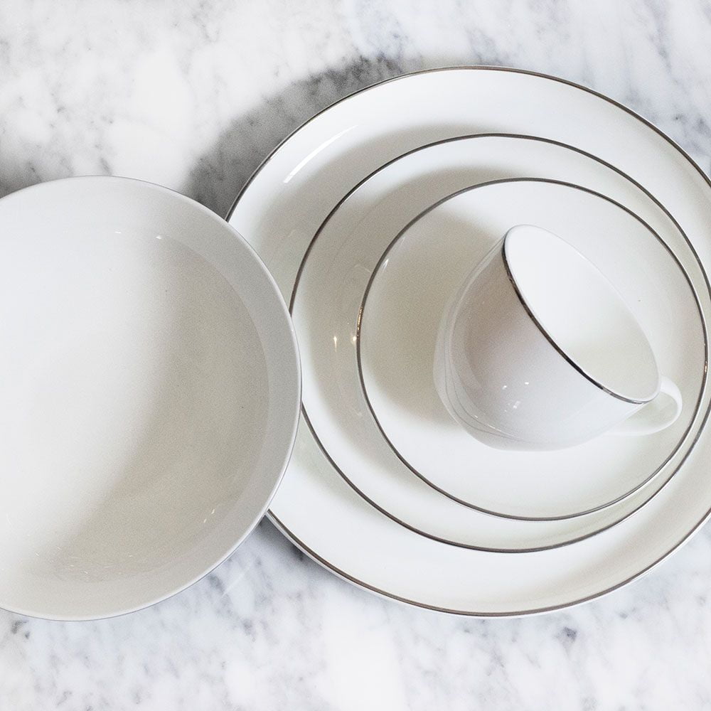 LC Loft Strand Platine 20-Piece Dinnerware Set - Walmart.ca