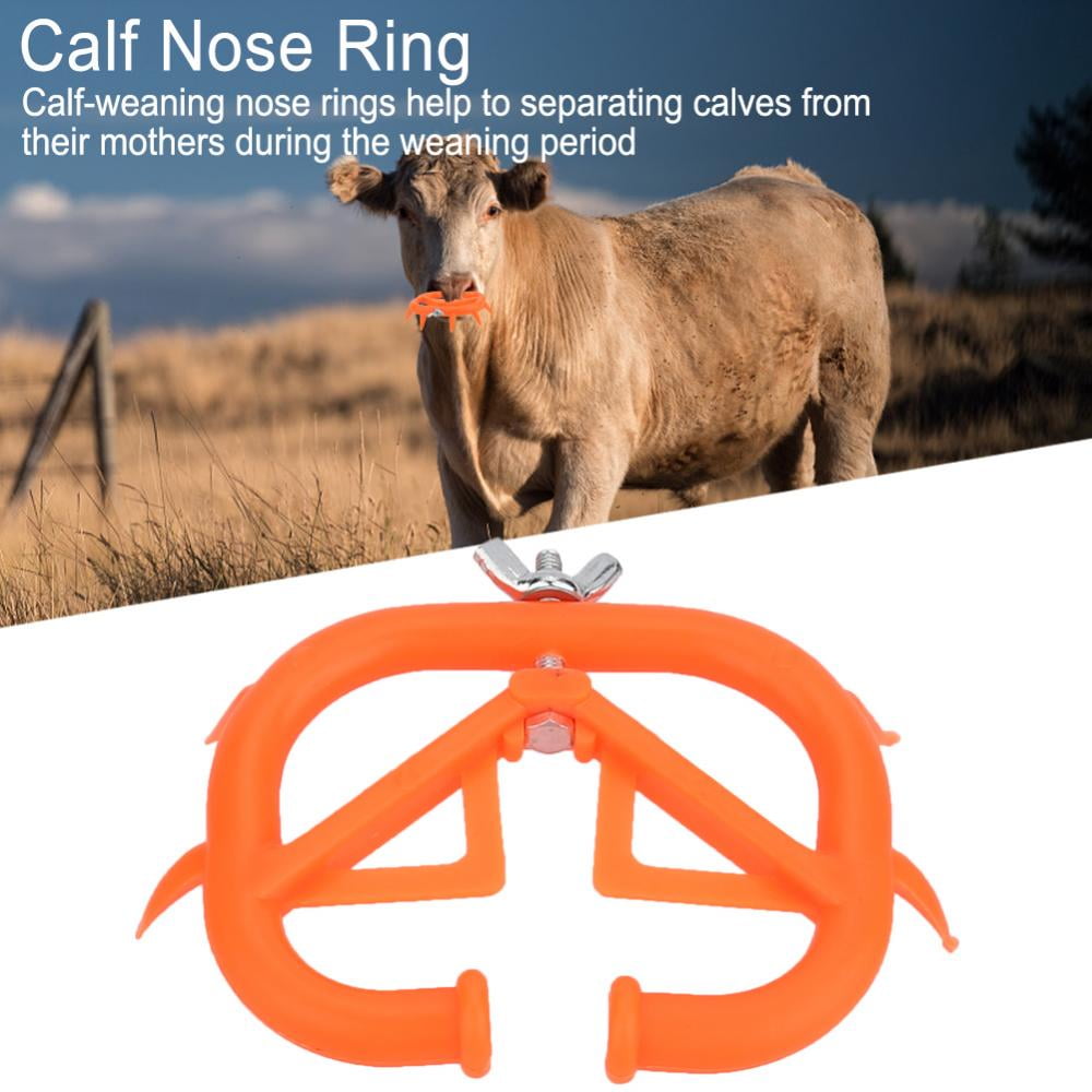 Garosa 5pcs Calf-weaning Nose Rings Plastic Weaning Spiked Ring ...