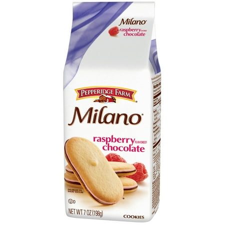 Pepperidge Farm Milano Raspberry Flavored Chocolate Cookies 7 oz. Stand ...