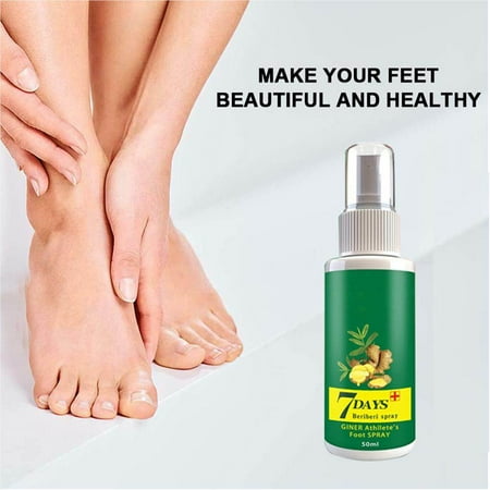 50ml Athletes Foot Spray Ginger Foot Spray Anti-fungal Foot Spray for ...