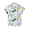 Avolia Boys Print Shirts Casual Short Sleeve Tops Lightweight ...