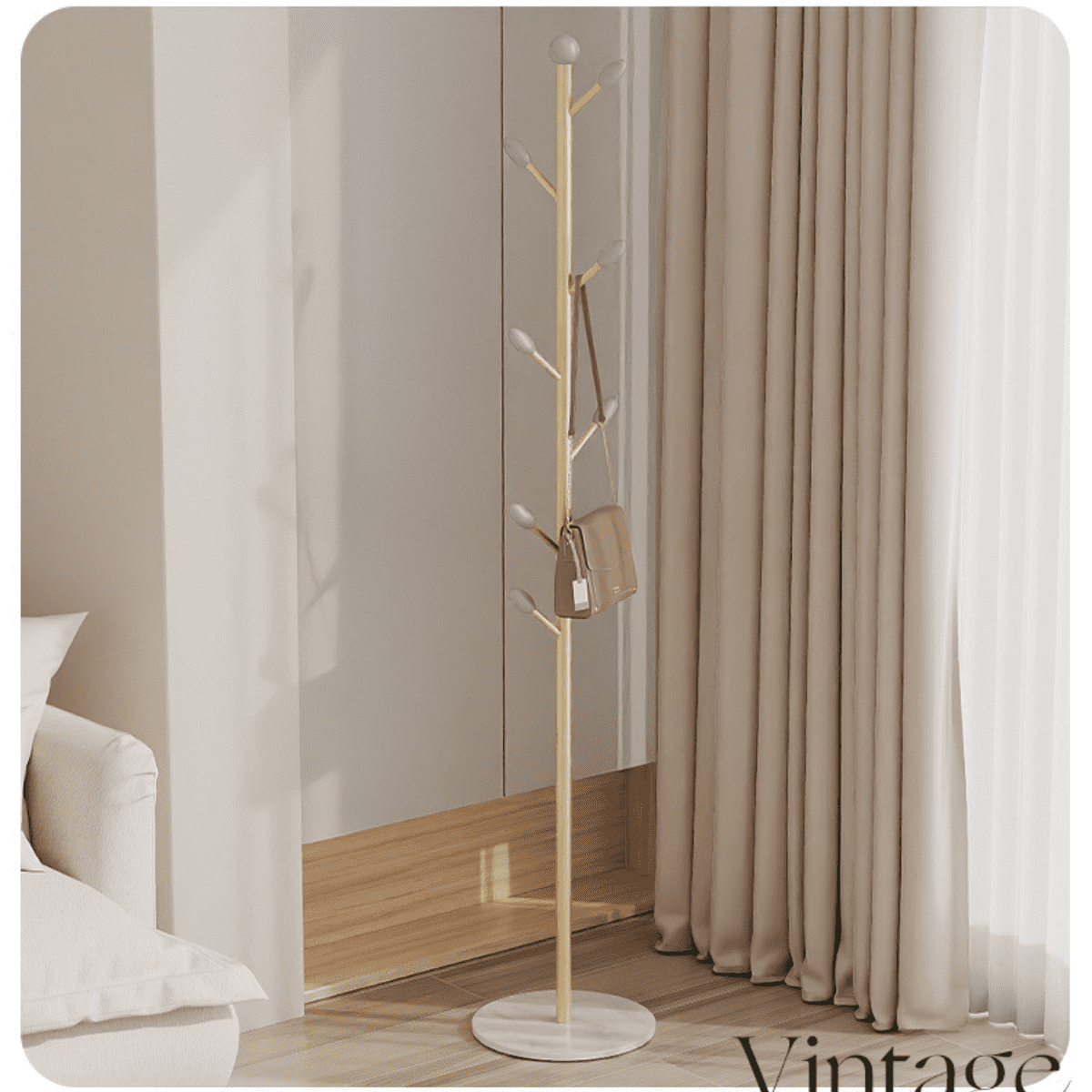 Click here for Jiarui Sturdy Coat Rack Iron Floor Stand Marble Ho... prices