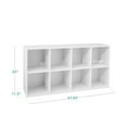 Best Choice 8-Cube Wooden Bookcase - Bookshelf with Removable Panels ...
