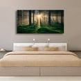 Sunrise Landscape Canvas Wall Art - 20x40 Inches - Nature Painting for ...