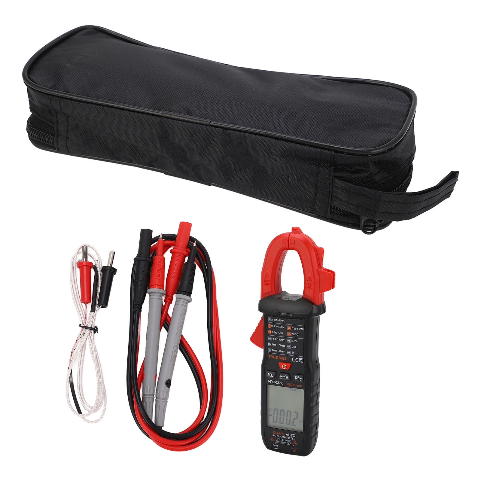 Pinza amperimétrica de CA inteligente para automóvil, pinza amperimétrica digital MAYILON ...