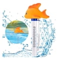 Pool Thermometer Floating Buoy Pool Thermometer with Large EZ Read ...