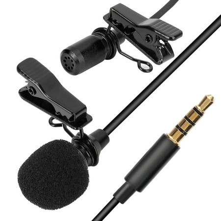 Mini Clip On Mic, Mini Mic, 1.5M Cable 3.5mm Interface With Storage Bag ...