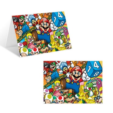 Super Mario Birthday Party Invite Postcards, 8ct - Walmart.com