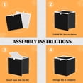 Foldable Fabric Storage Bin Home Cubes Clothing Organizer Bins Large ...