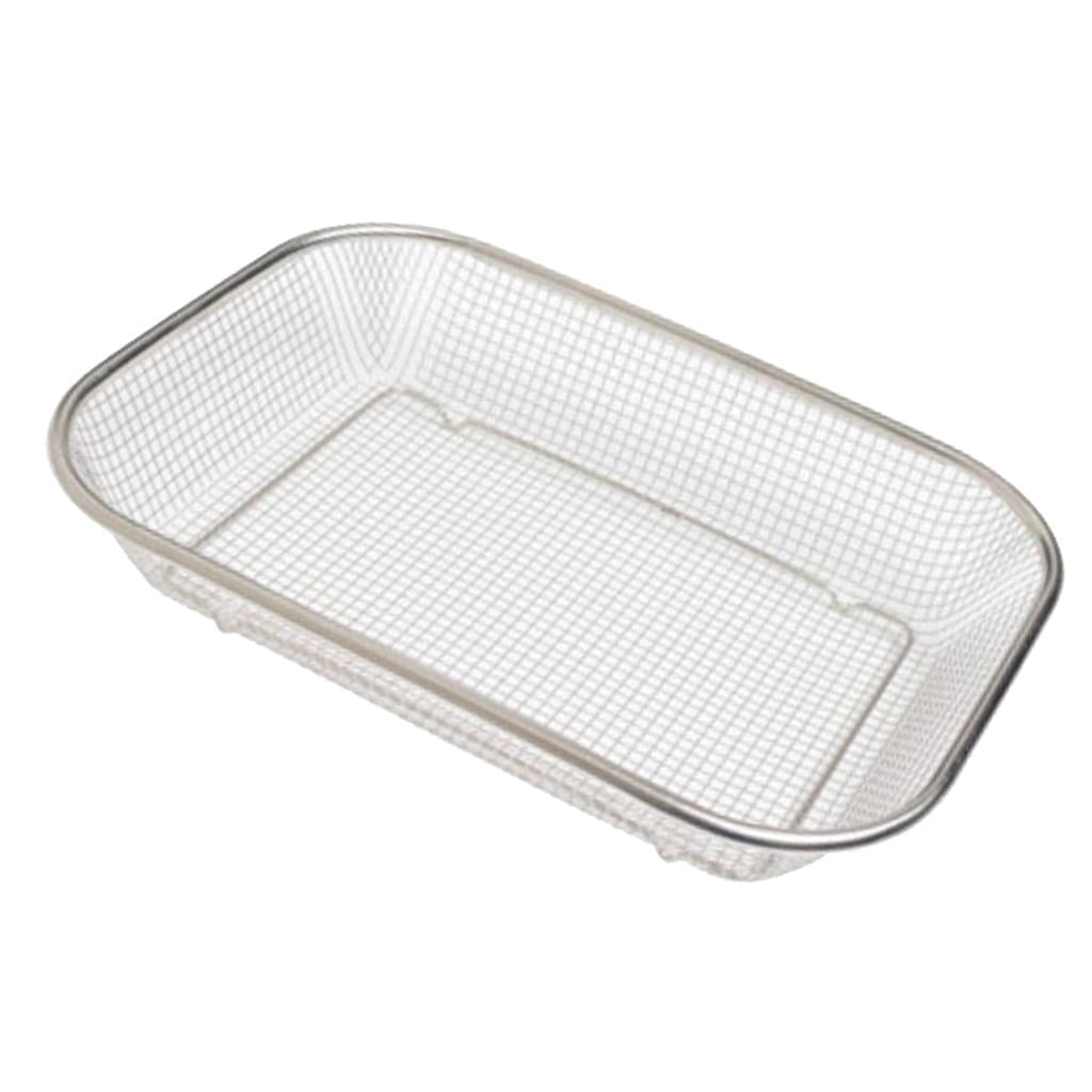 Stainless Rice Drainer Basket Kitchen Colander Fruit Vegetable Washing ...