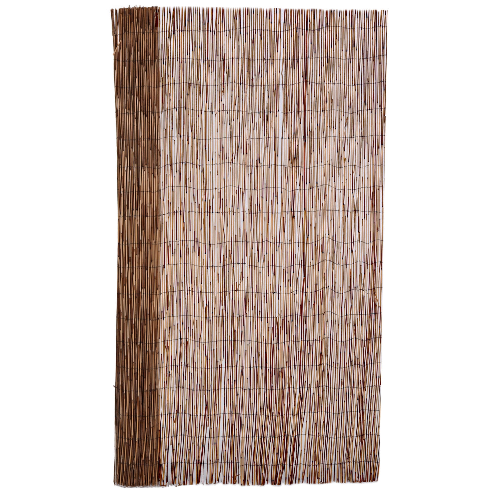 Backyard X-Scapes 6' H x 16' L Coffee Reed Fencing Decorative Fence For ...