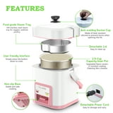 TLOG Small 5 Cup Cooked Mini Rice Cooker with Steamer, 1.2L Portable ...