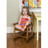 Jack Post Small Child Size White Rocking Chair, Classic Wooden Youth ...