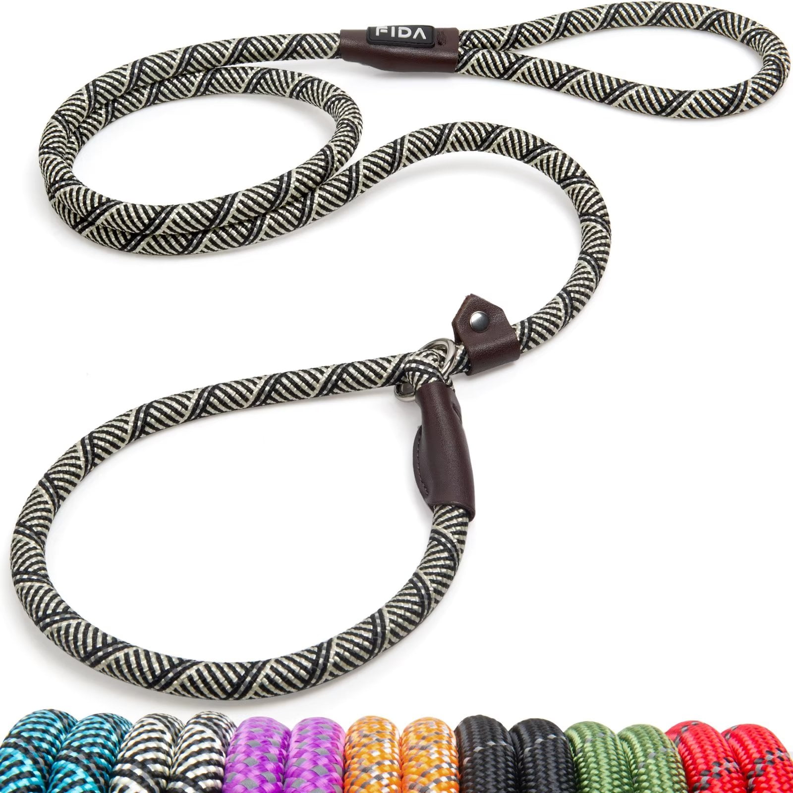 Fida Durable Slip Lead Dog Leash, 6 FT x 1/2" Heavy Duty Dog Loop Leash ...