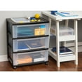 IRIS 3-Drawer Rolling Storage Cart - Walmart.com