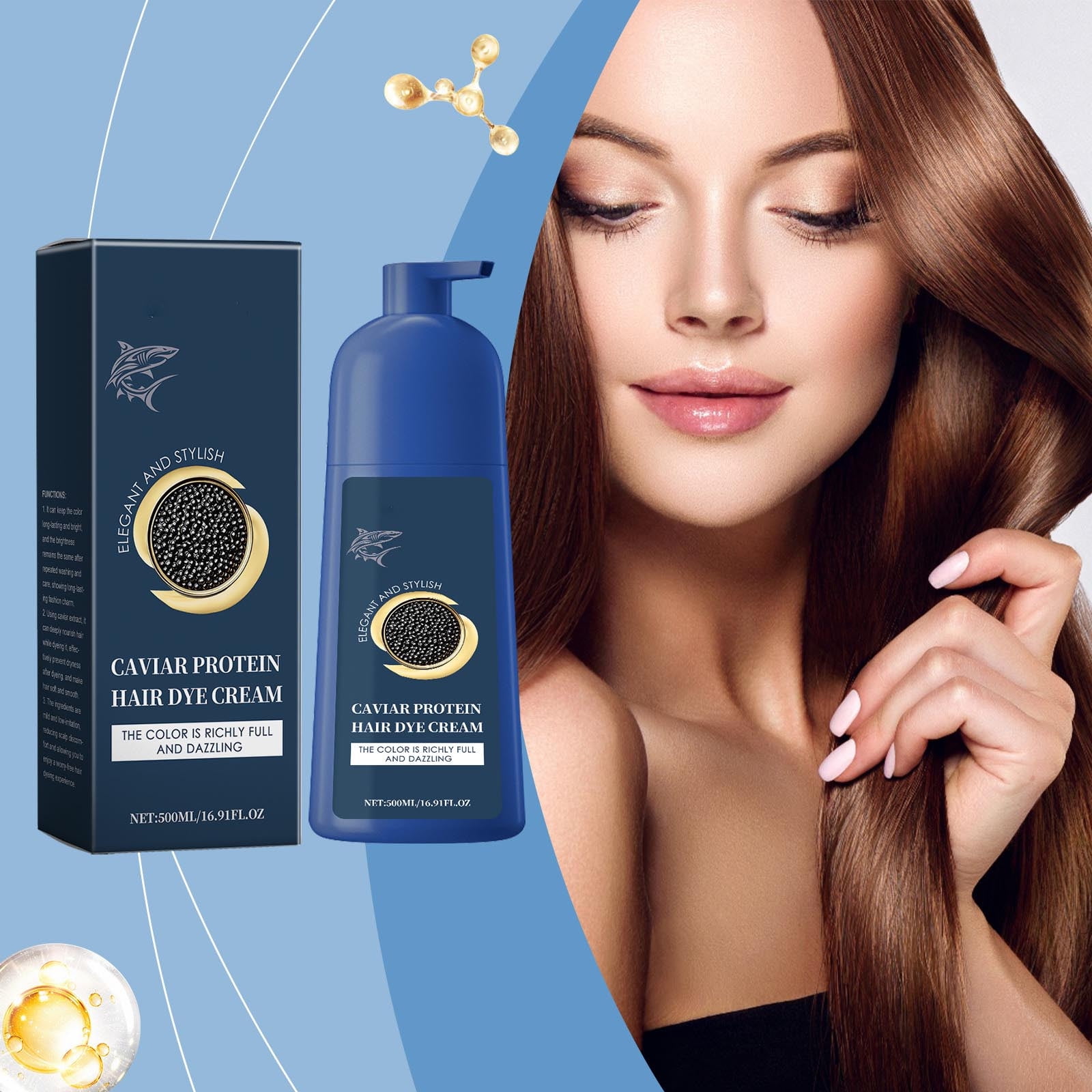 Click here for Iumwxz Plant-Based Hair Coloring Cream Caviar Hair... prices