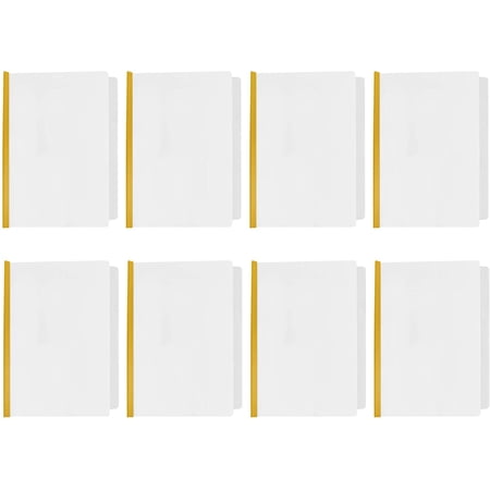 IGUOHAO 10Pcs Plastic Clear Document Folders Project Pockets Folders ...