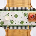 St. Patrick''s Day Table Runner, 72 Inches Long, Shamrock Gnome ...