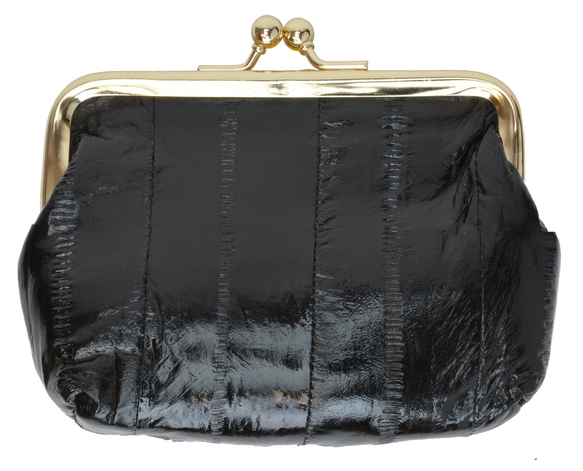 Eel skin Leather Coin Purse Snap Closure E 905 - Walmart.com