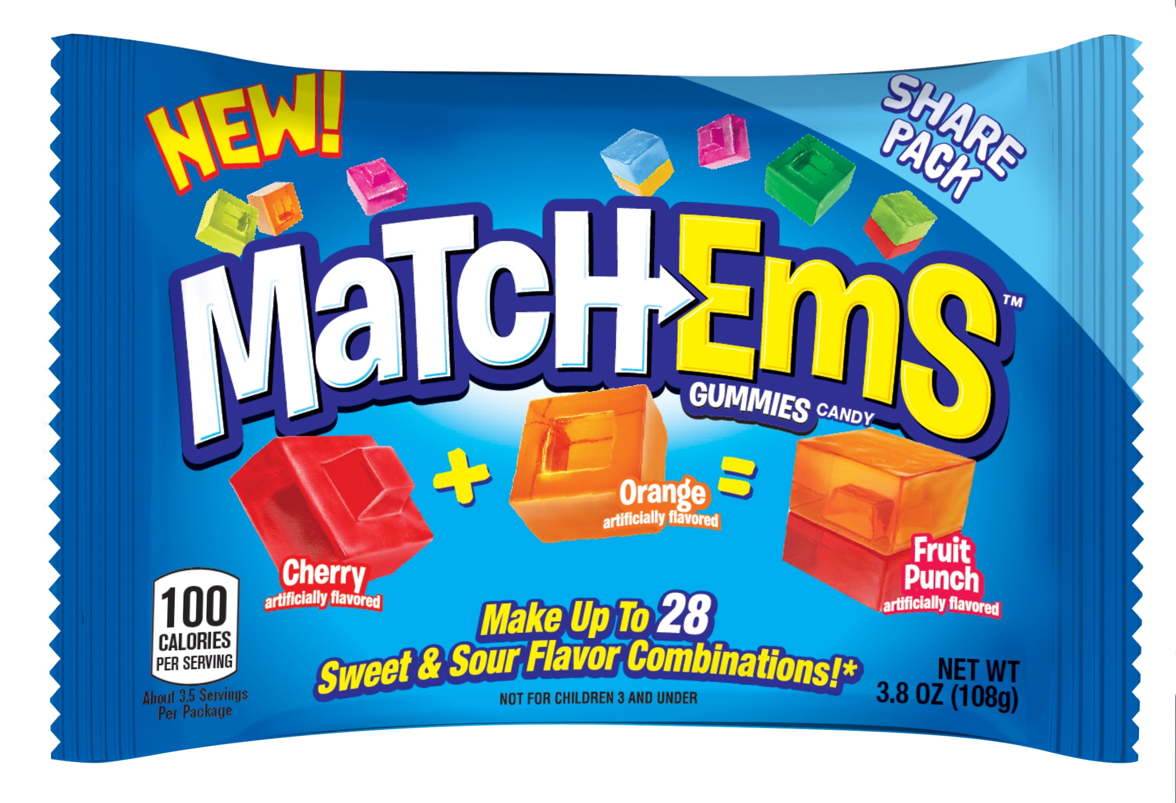 Match Ems Gummies Candy From Bazooka Mix Match Connect Assorted match-ems-gummies-candy-from-bazooka-mix-match-connect-assorted