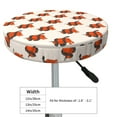Fotbe Snake Around Heart Stool Covers Round,Waterproof Round Bar Stool ...