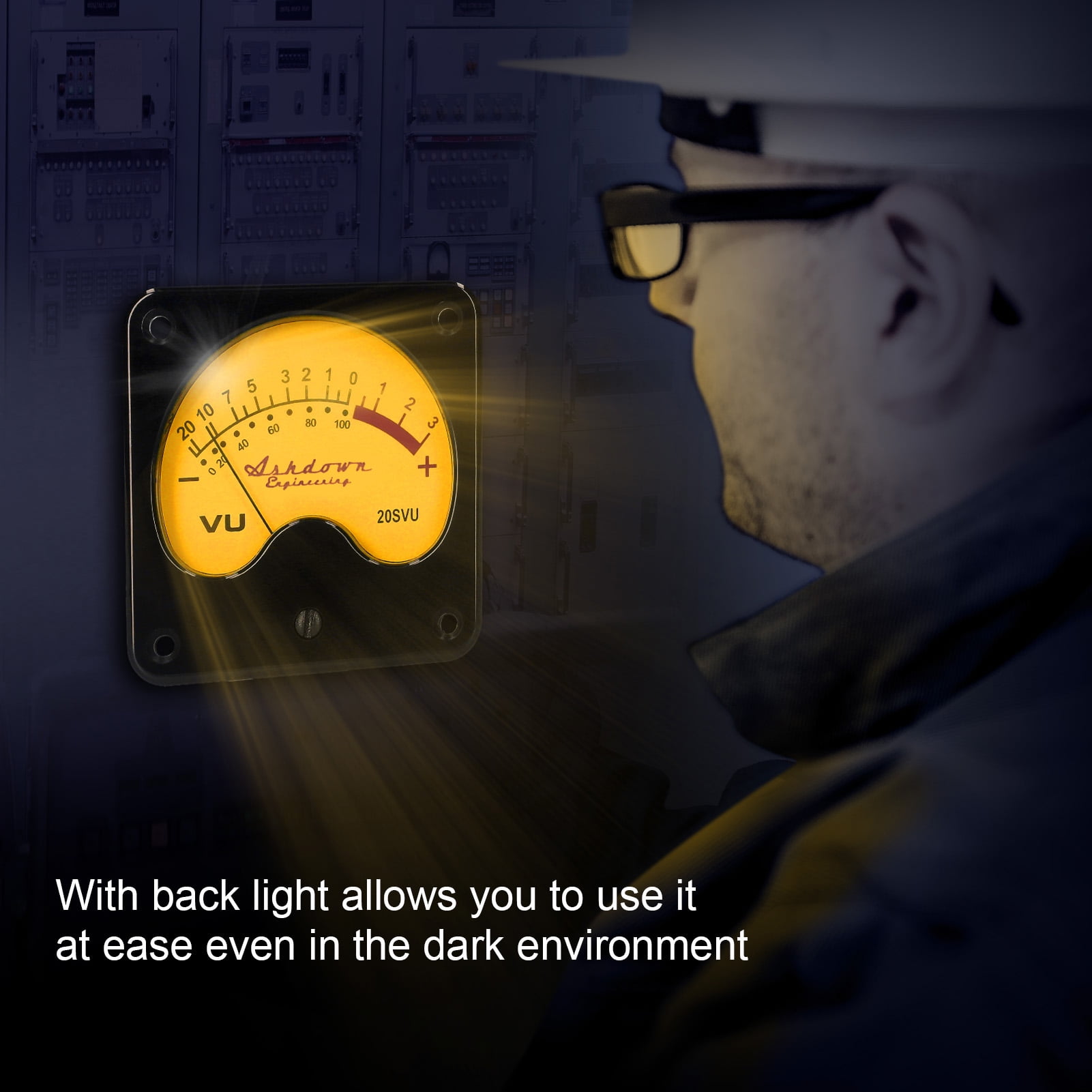 Buy VU Meter Panel VU Meters Warm Back Light Analog Sound Level ...