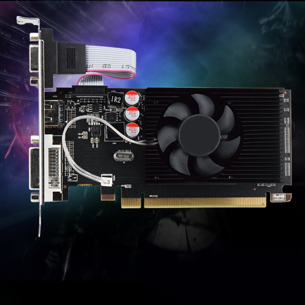 Lomubue GPU HD6450 2GB DDR3 Graphic Video Graphics Card PCI Express for ...