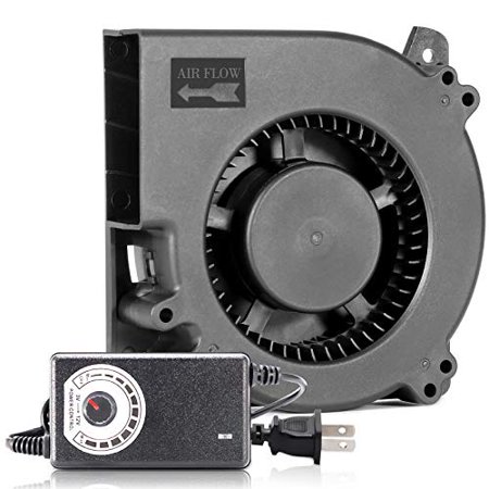 SXDOOL 120mm DC 12V Blower Cooling Fan, AC 110V 115V to DC 12V 2A Power ...