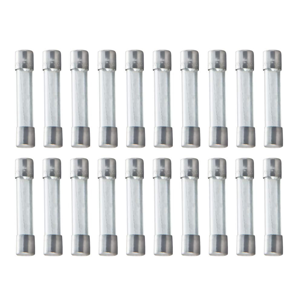 50pcs 250V 2.5A Fast Blow Fuse Fast Acting Glass Tube Fuses 6x30mm ...